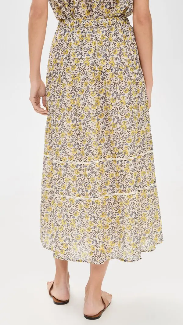 Xirena Agatha Floral Print Skirt
