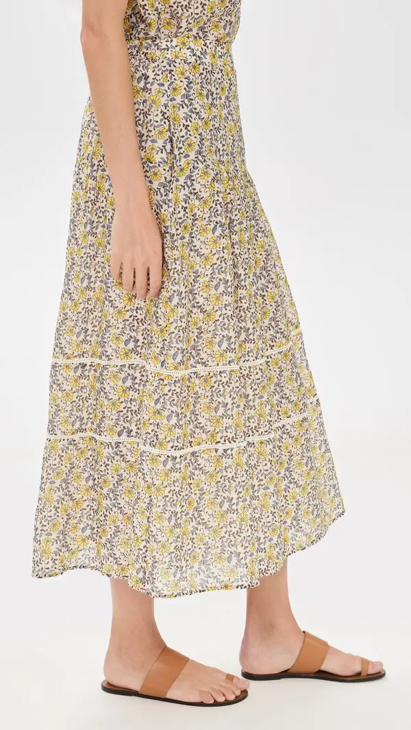 Xirena Agatha Floral Print Skirt