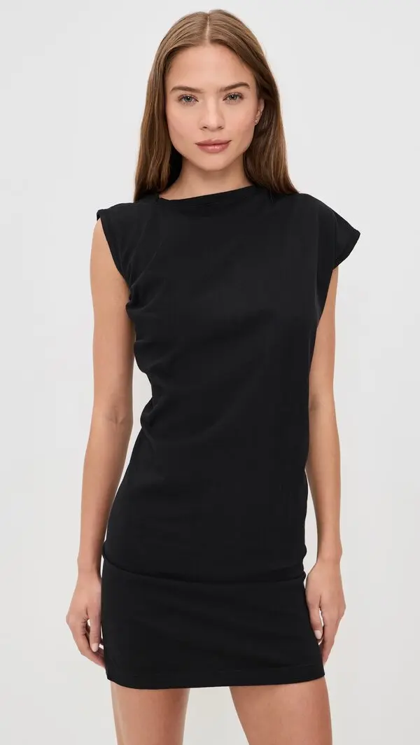 AGOLDE Beth Mini Dress - Black