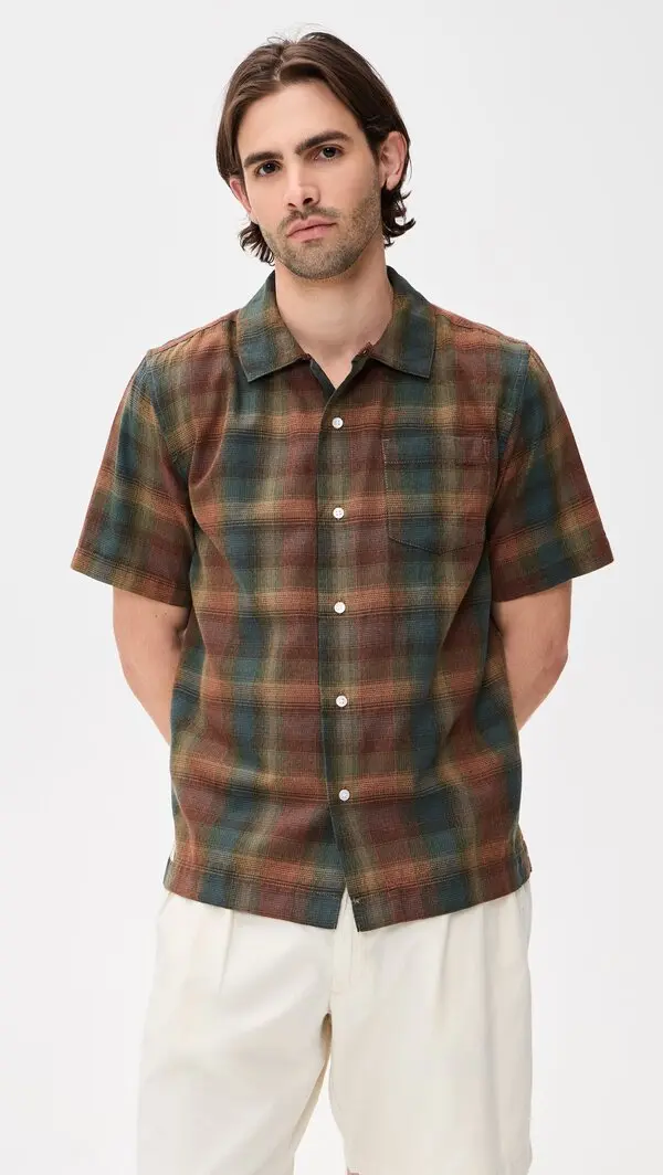 SERVICE WORKS Plaid Resort Shirt