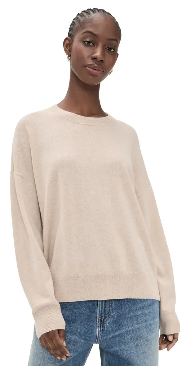 Jenni Kayne Cashmere Marina Crewneck - Oat