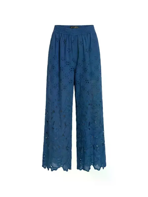 Ermanno Scervino Openwork Trousers - Blue