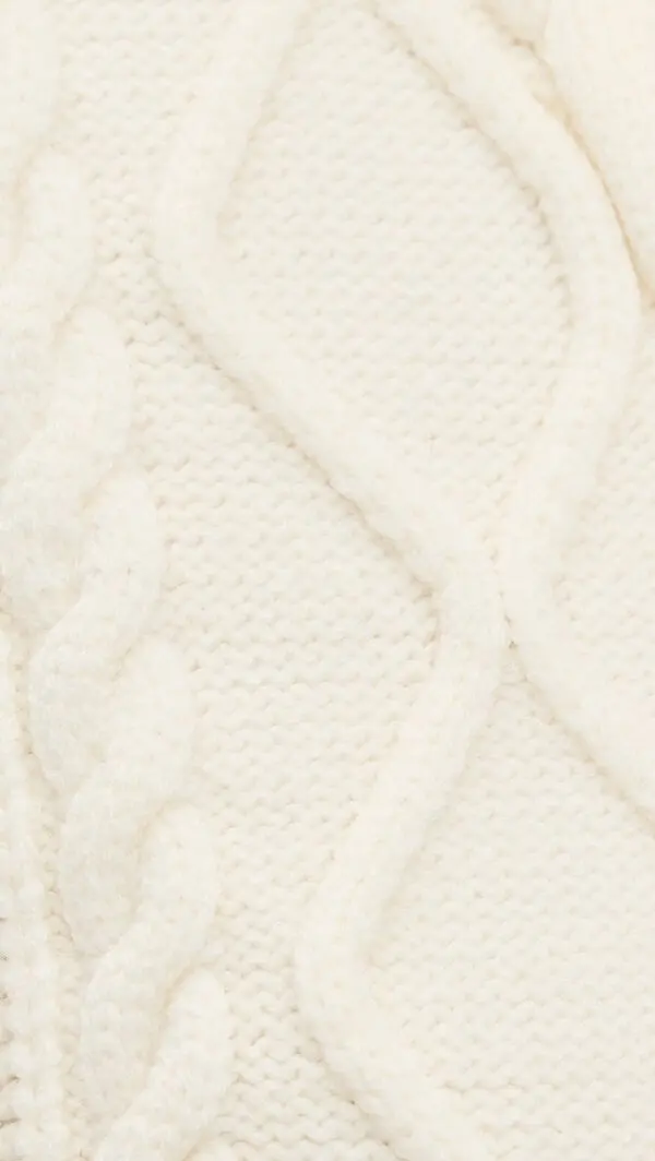 Varley Tatyana Cable Knit Vest - Egret
