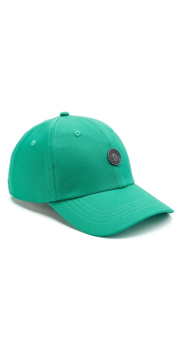 MALBON Metal Stamp Baseball Cap - Marine Green