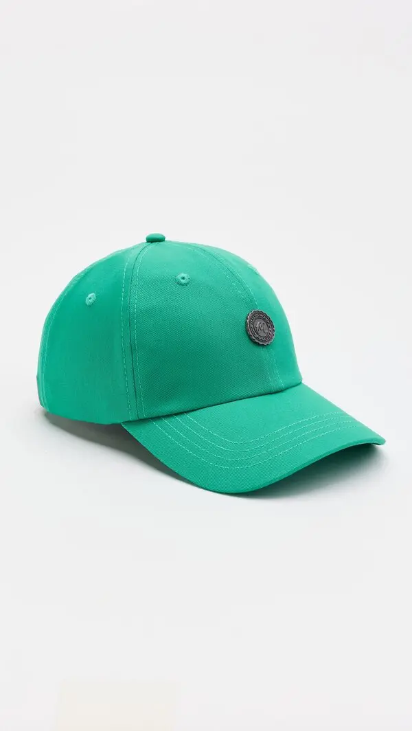 MALBON Metal Stamp Baseball Cap - Marine Green