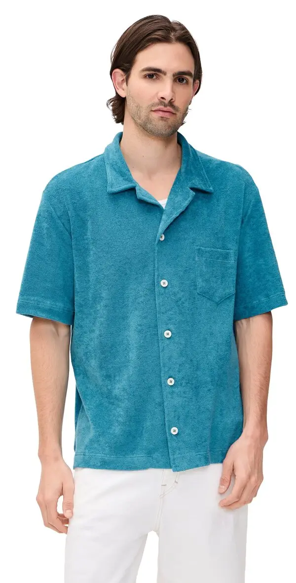 Howlin' Terry Cocktail Shirt - Aqua Blues