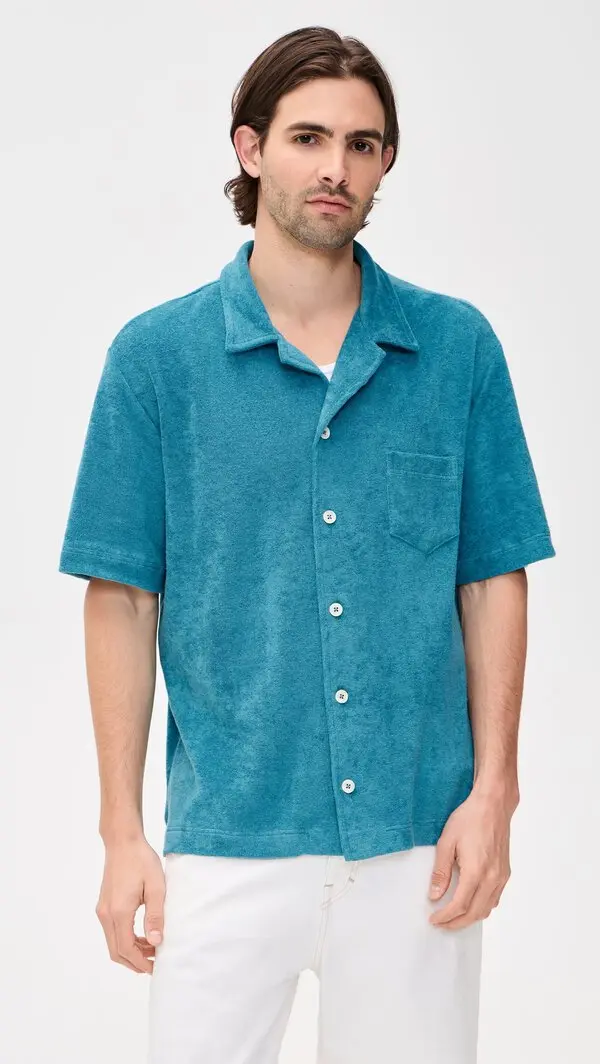 Howlin' Terry Cocktail Shirt - Aqua Blues