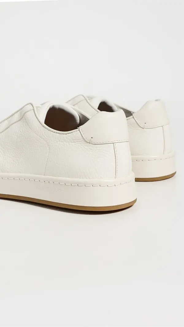 Allen Edmonds Banks Leather Slip-on Sneakers - White
