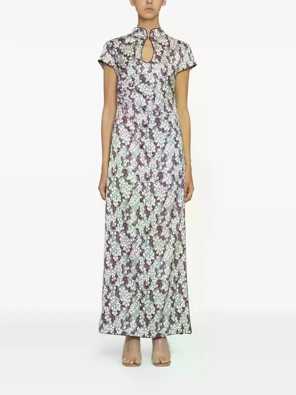 DES_PHEMMES Floral-print Maxi Dress
