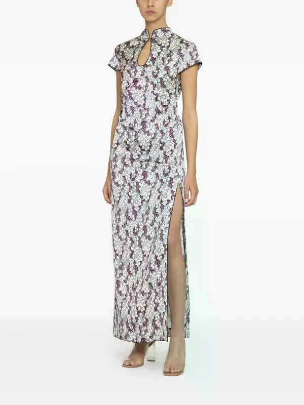 DES_PHEMMES Floral-print Maxi Dress