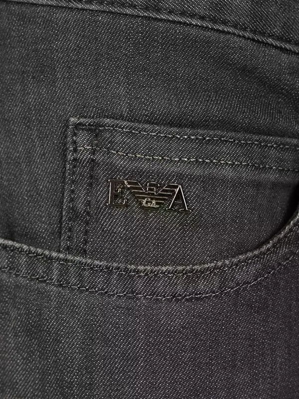 Emporio Armani Logo-patch Jeans