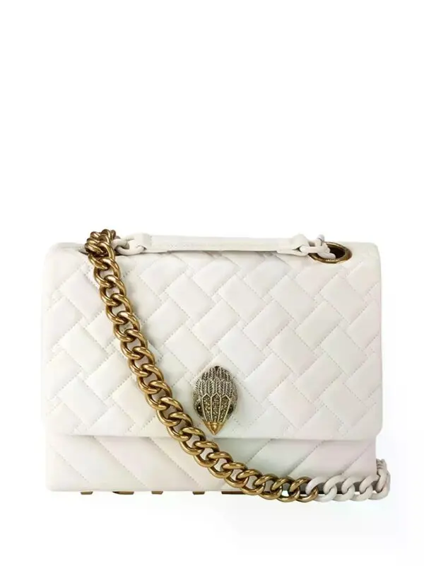 Kurt Geiger Large Kensington Cross Body Bag - White