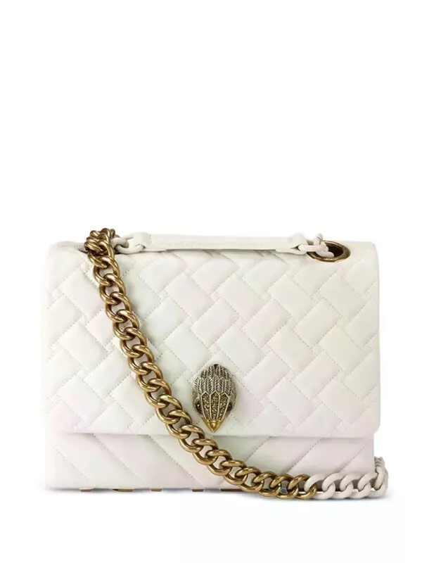 Kurt Geiger Large Kensington Cross Body Bag - White