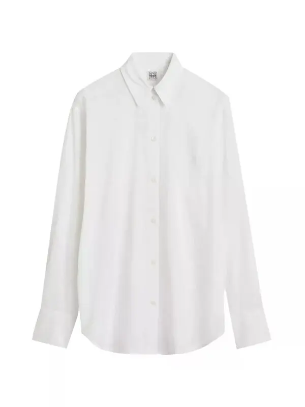 TOTEME Oversized Summer Shirt - White