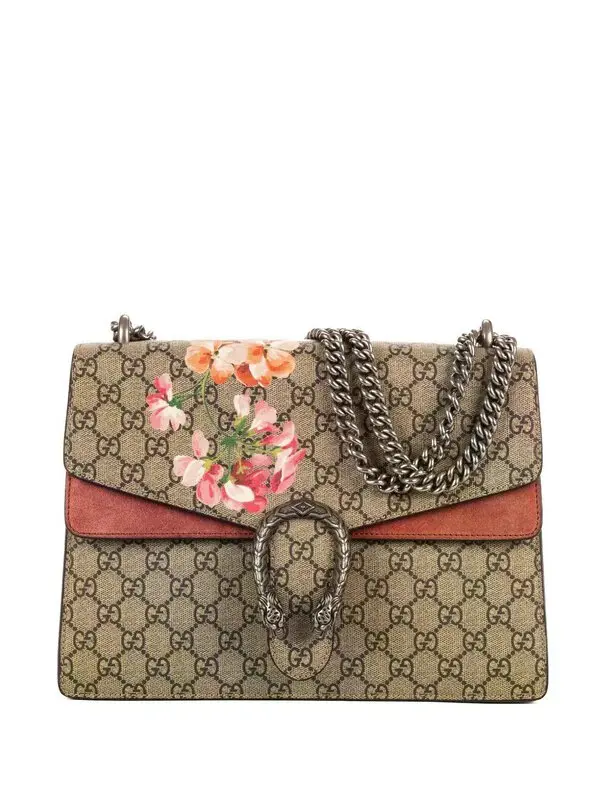 Gucci Dionysus Blooms Shoulder Bag - Neutrals
