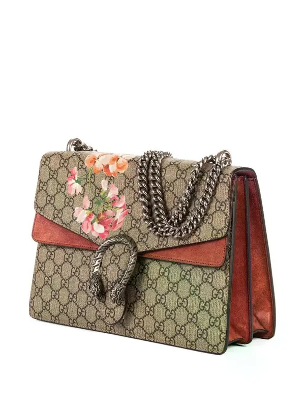 Gucci Dionysus Blooms Shoulder Bag - Neutrals