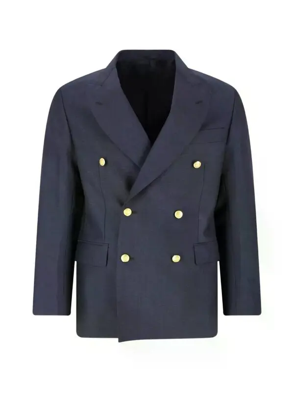 KAPTAIN SUNSHINE Double-breasted Blazer - Blue