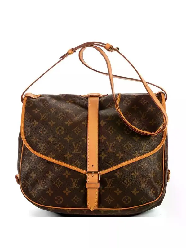 LOUIS VUITTON Saumur Shoulder Bag - Brown
