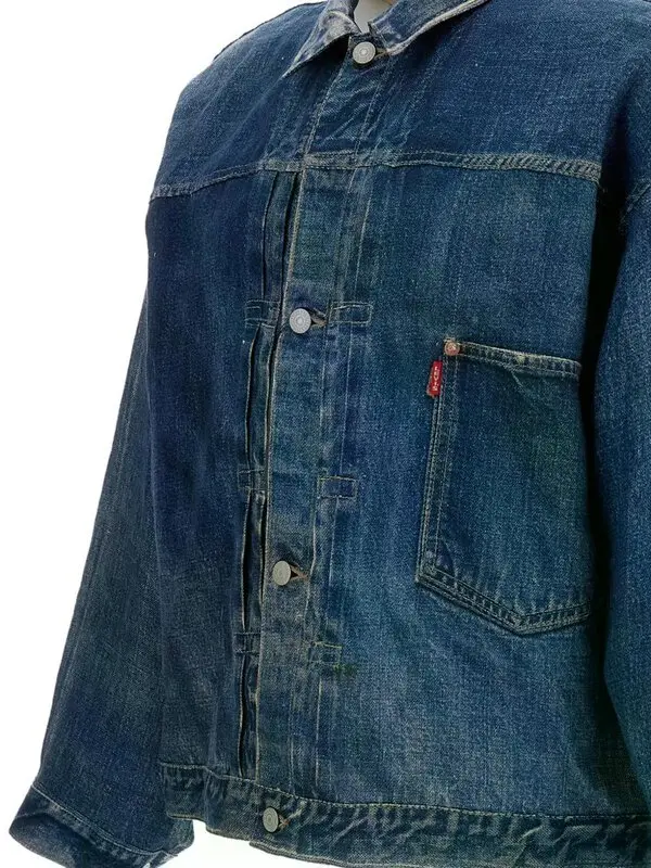 Junya Watanabe Relaxed-fit Denim Jacket - Blue