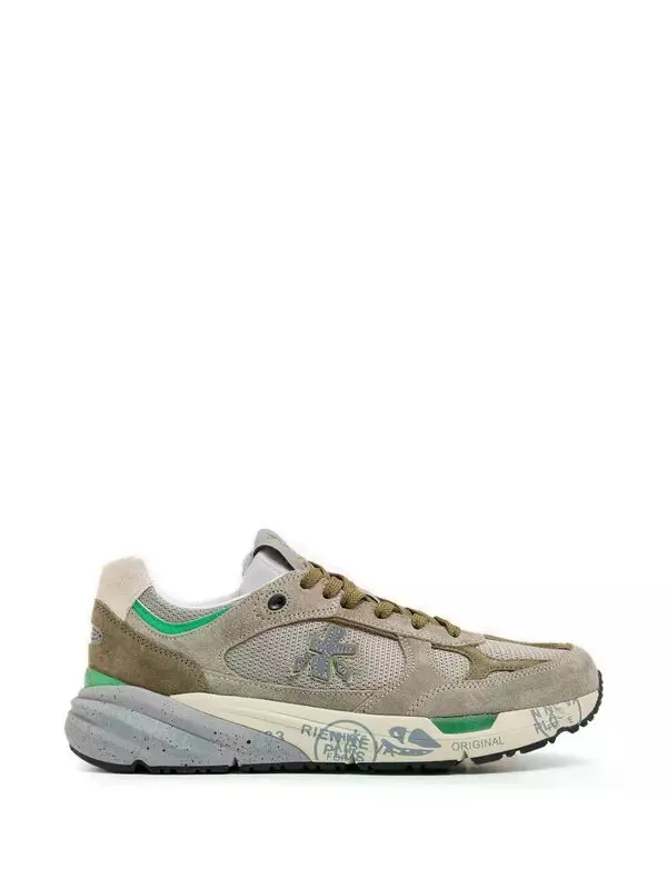 Premiata Mase 25 8017 Appliqué Sneakers - Neutrals