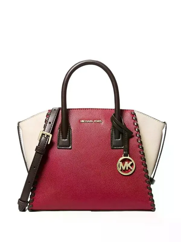 Michael Kors Topzip Leather Satchel - Red