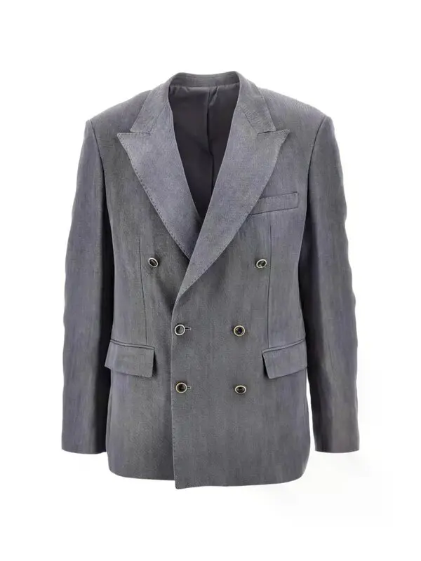 MARSEM Double-breasted Jacket - Grey