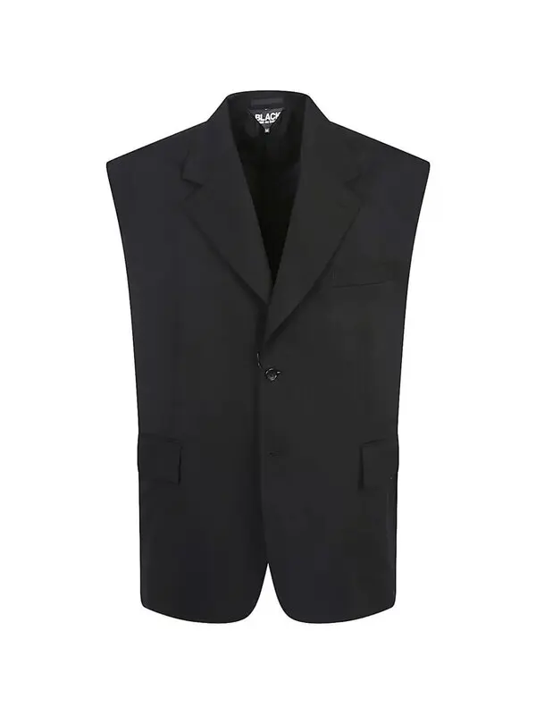Comme Des Garçons Sleeveless Blazer - Black