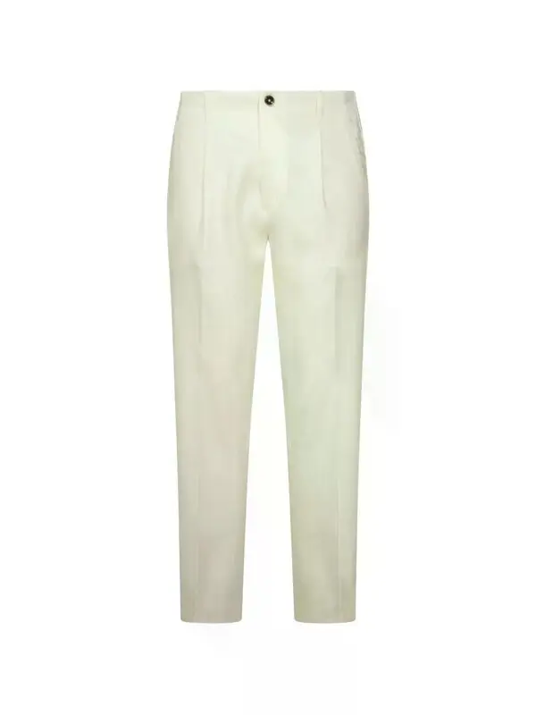 NINE:INTHE:MORNING Pleated Tailored Trousers - Neutrals