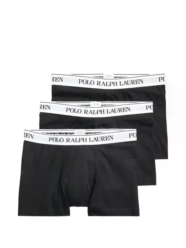 Polo Ralph Lauren Logo-waistband Boxers - Black