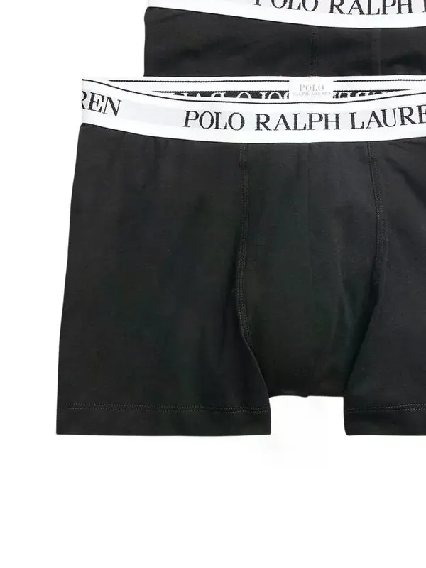 Polo Ralph Lauren Logo-waistband Boxers - Black
