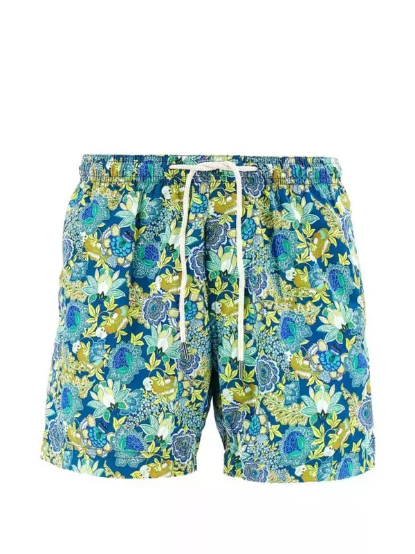 PENINSULA SWIMWEAR Floral Swim Shorts - Blue