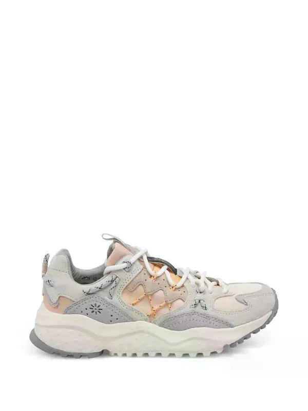 FLOWER MOUNTAIN Yamabushi Round-toe Sneakers - Neutrals