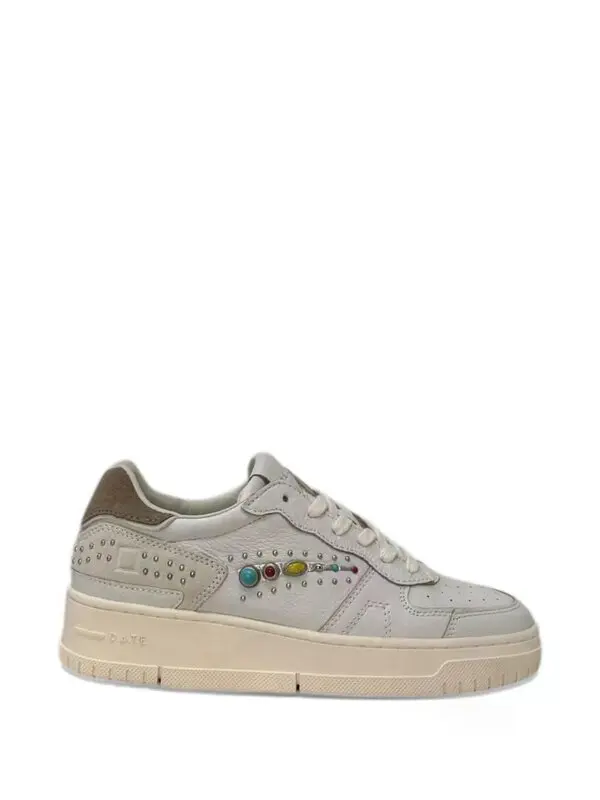 D.a.t.e. Torneo Pure Studs Sneakers - White