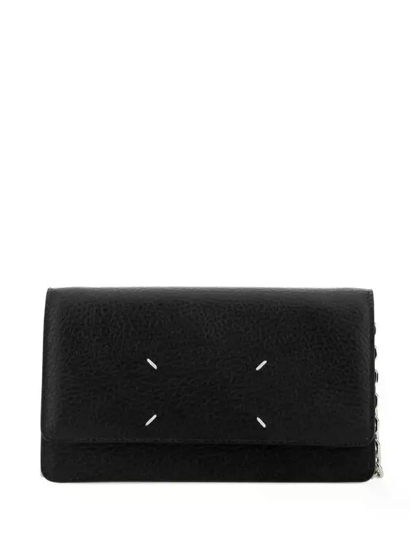 MAISON MARGIELA Four-stitches Leather Wallet - Black