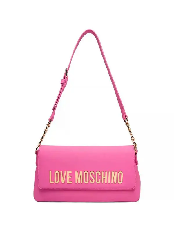 Moschino Logo-detail Shoulder Bag - Pink