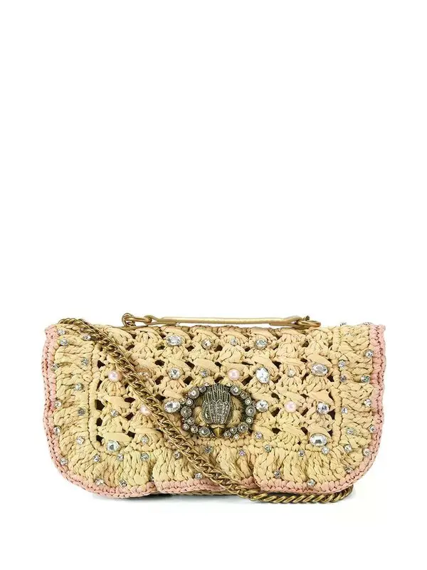 Kurt Geiger Chelsea Embellished Shoulder Bag - Neutrals