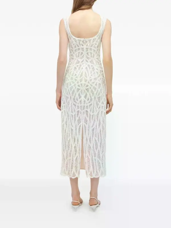 Simkhai Leonora Macramé Midi Dress