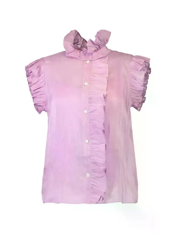 CHRISTY LYNN Marfa Ruffled Shirt