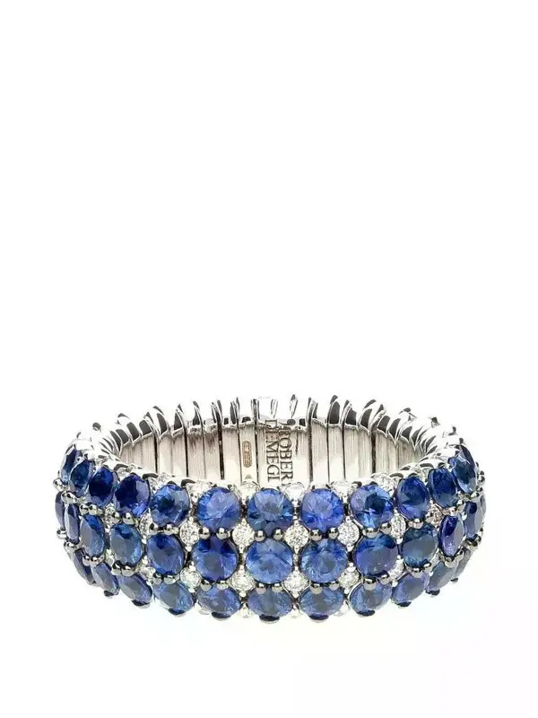 Roberto Demeglio Sapphire And Diamond Band - Silver