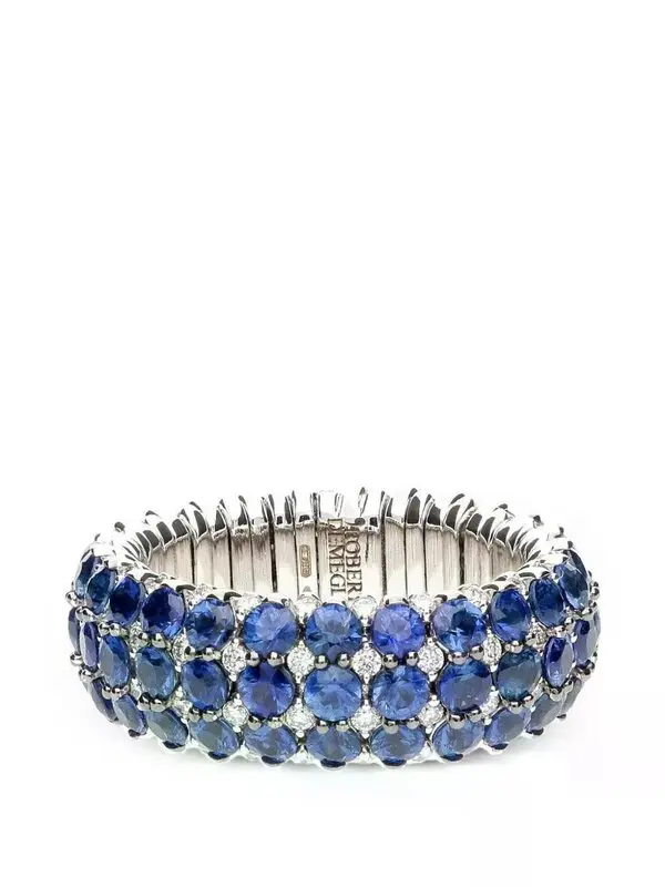 Roberto Demeglio Sapphire And Diamond Band - Silver