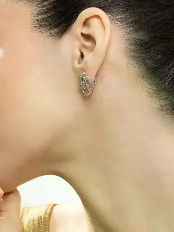 ANANYA Diamond Tri-hoop Earrings