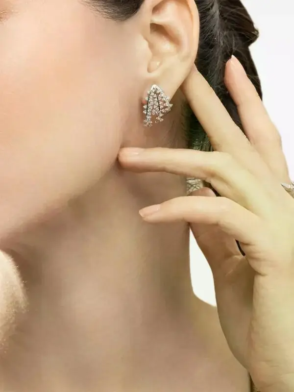 ANANYA Diamond Tri-hoop Earrings