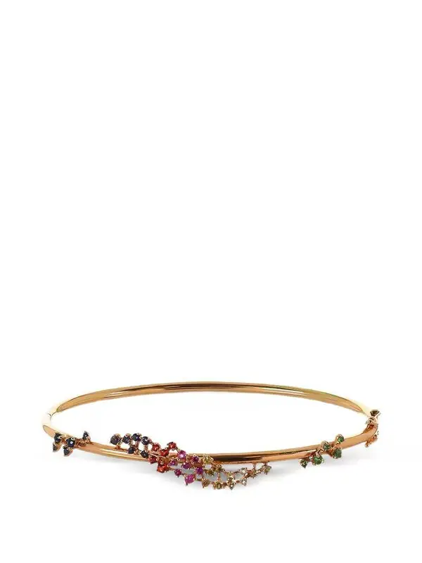 ANANYA Sapphire Scatter Bangle - Pink