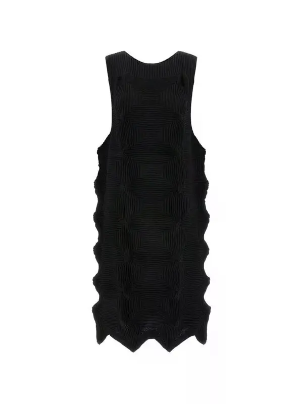 Issey Miyake Linkage Sleeveless Dress - Black