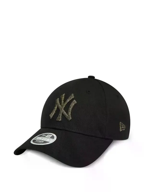 New Era Embroidered Logo Cap - Black