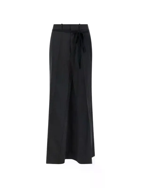 MAISON MARGIELA Frayed Hem Skirt - Black