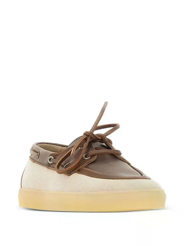 COPENHAGEN  Panelled Boat Shoes