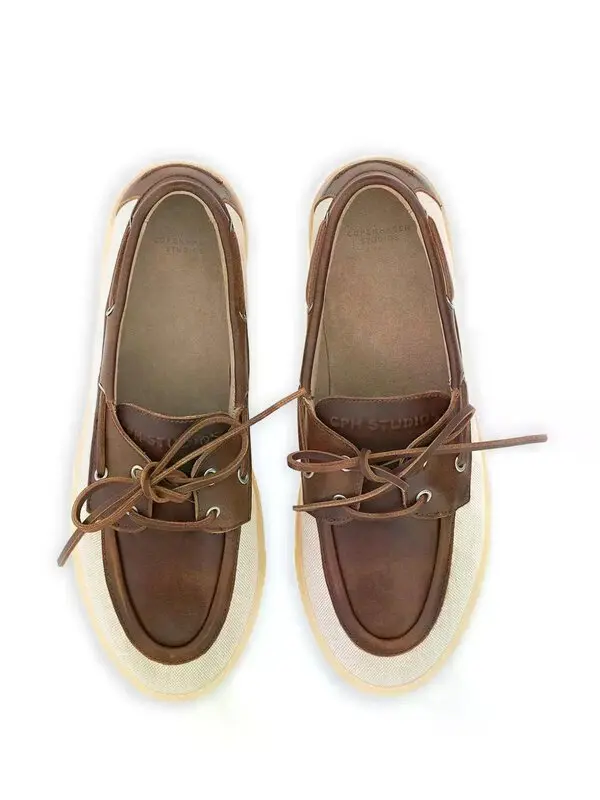 COPENHAGEN  Panelled Boat Shoes