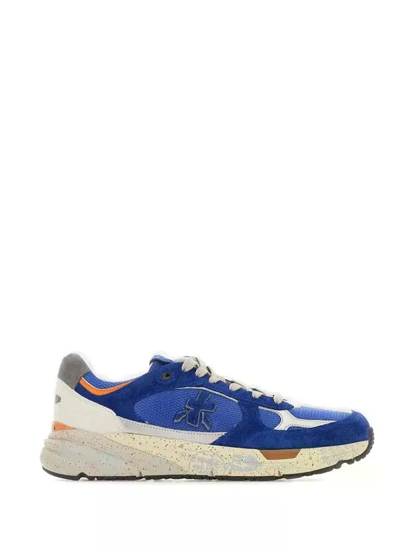 Premiata Suede Panelled Sneakers - Blue