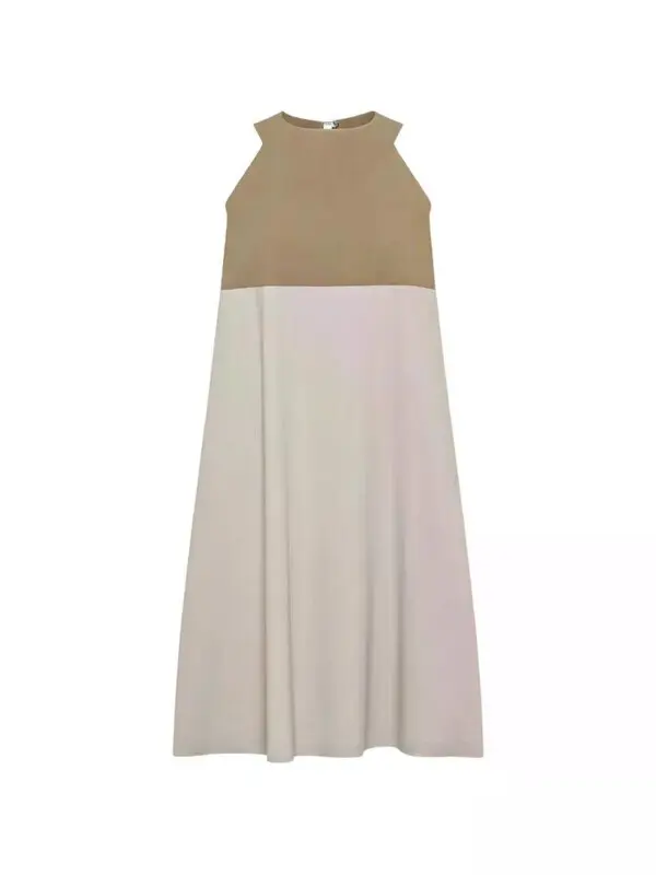 RRD Colour-block Mini Dress - Neutrals